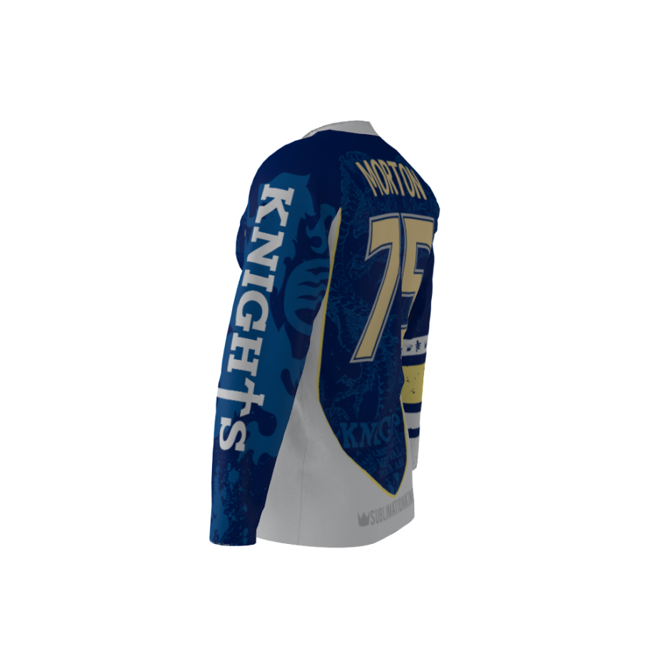 Knights Blue Hockey Jersey | Sublimation Kings