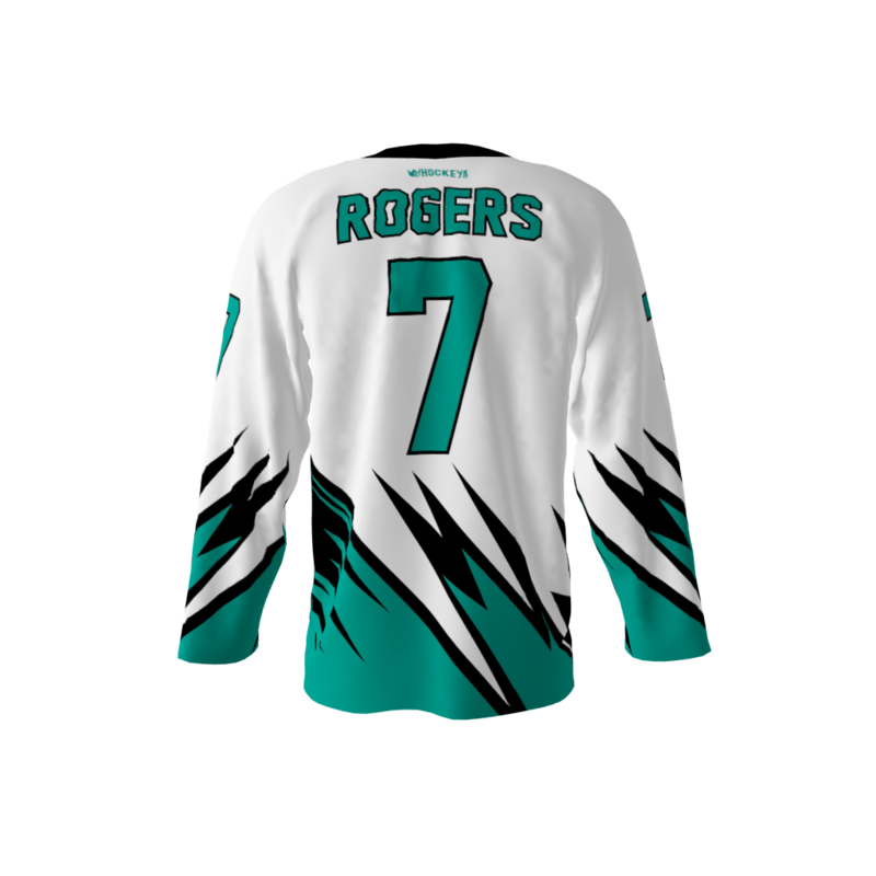 Sharks Custom Dye Sublimated Hockey Jersey | Sublimation Kings