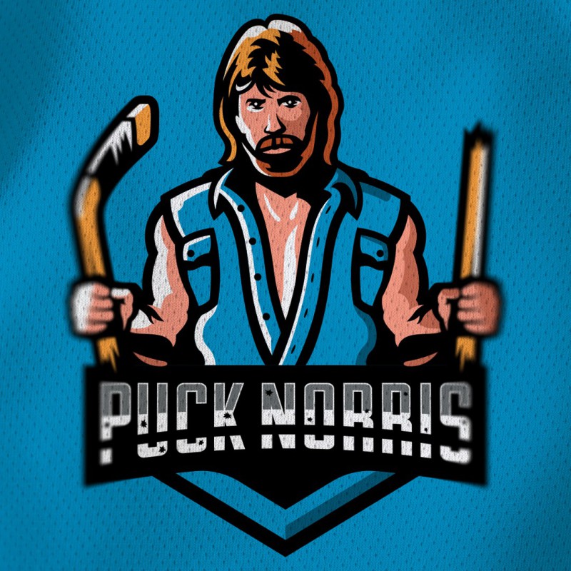 Puck Norris Green Hockey Jersey – Sublimation Kings