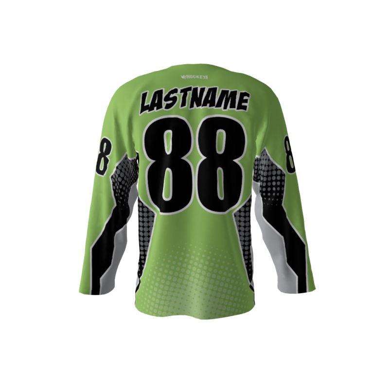 Venom Lime Green Hockey Jersey | Sublimation Kings