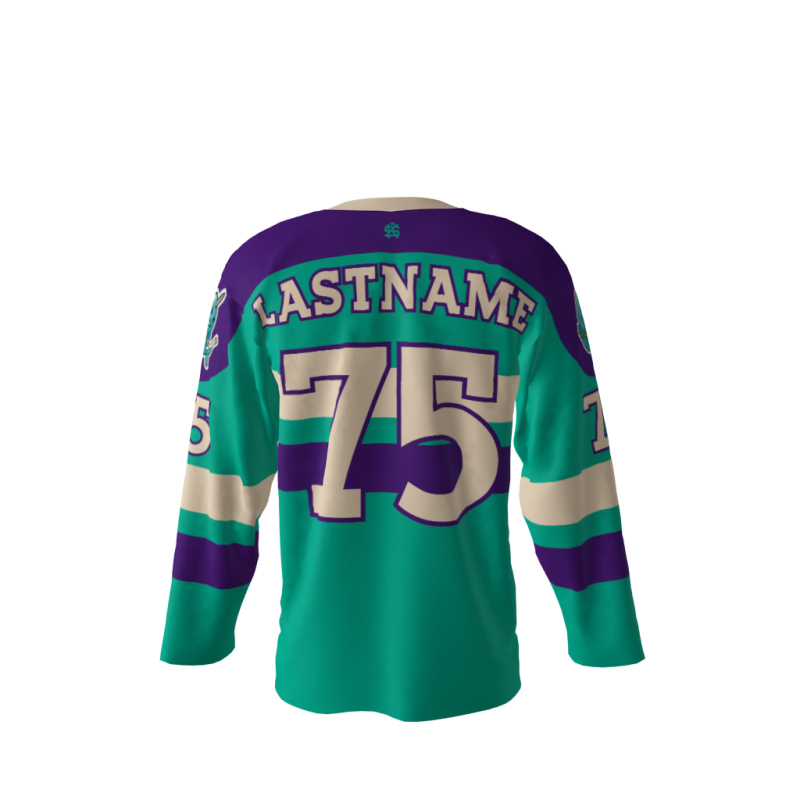 Narwhals Vintage Green Hockey Jersey | Sublimation Kings