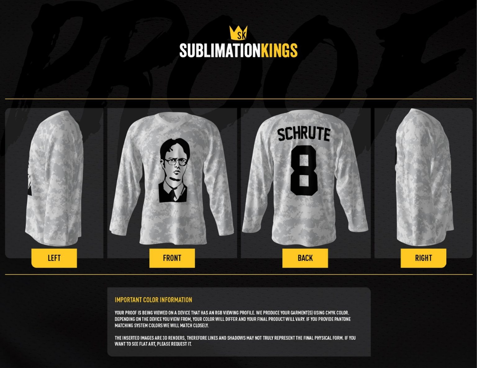 Custom Designs | Sublimation Kings