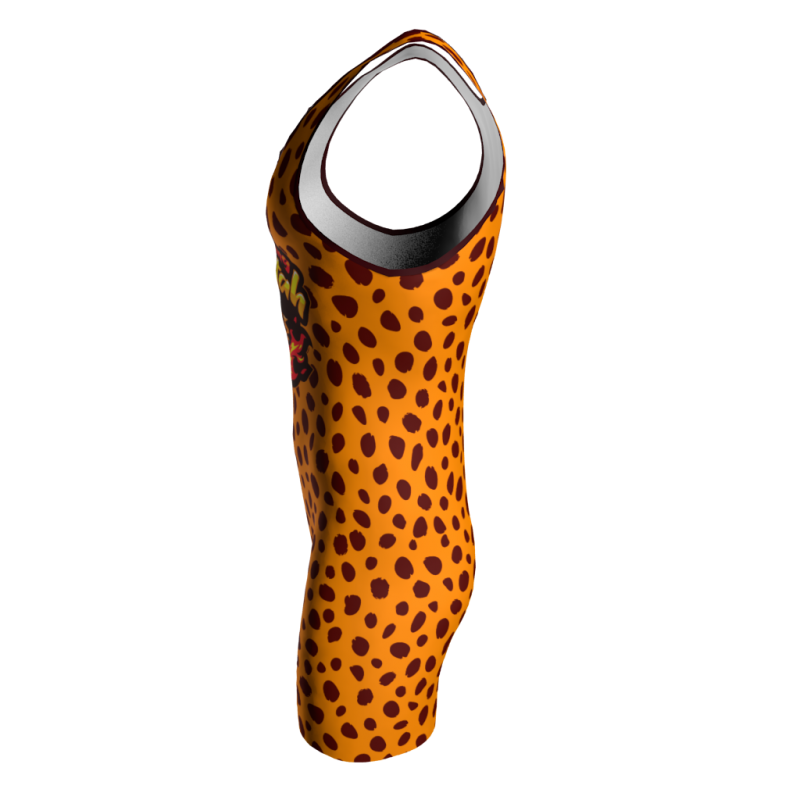 Flaming Hot Cheetah Wrestling Singlet – Sublimation Kings