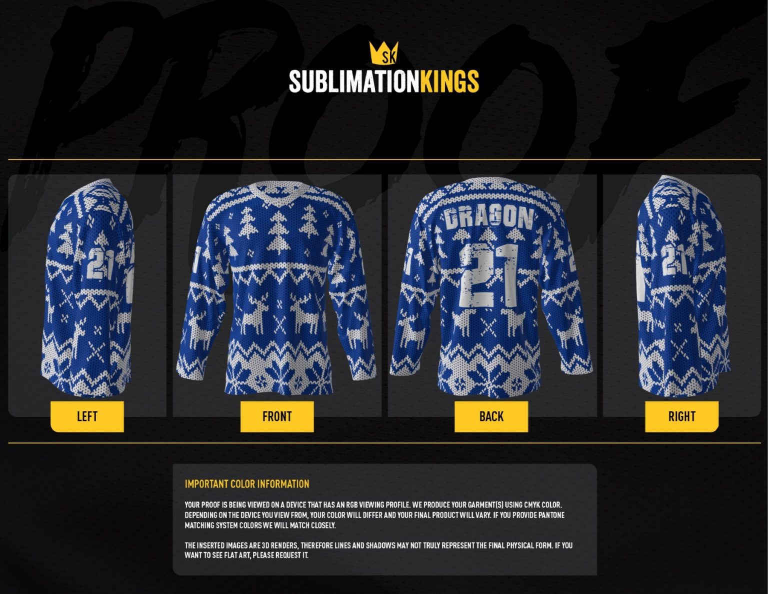 Custom Hockey Jersey Builder | Sublimation Kings