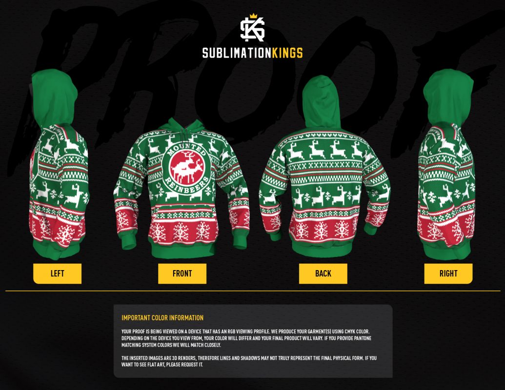 Custom Hoodie Design – Sublimation Kings