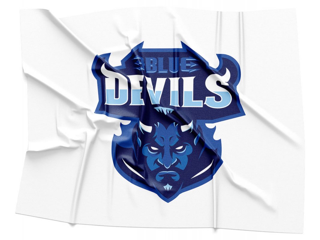 Blue Devils White Hockey Jersey – Sublimation Kings