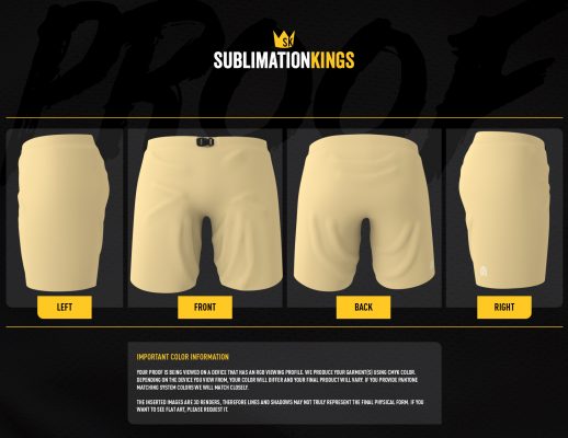 Custom Ice Hockey Pant Shell Builder – Sublimation Kings