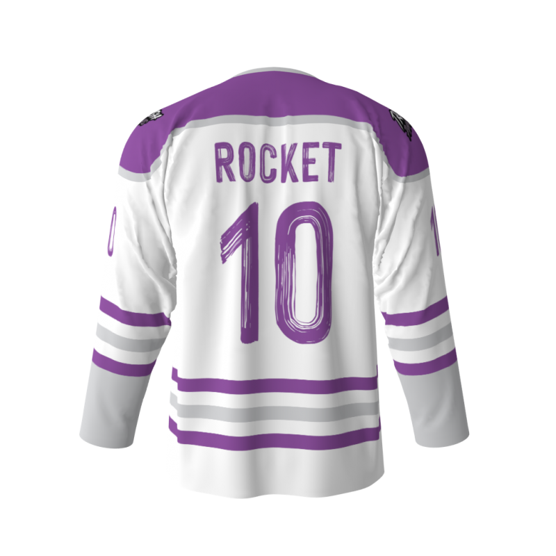Trash Pandas White Alt Hockey Jersey – Sublimation Kings