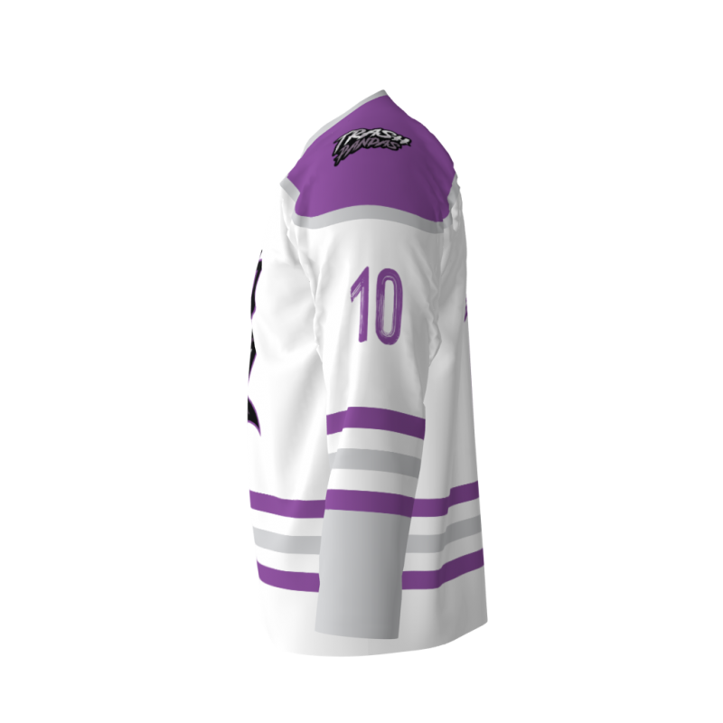 Trash Pandas White Alt Hockey Jersey – Sublimation Kings